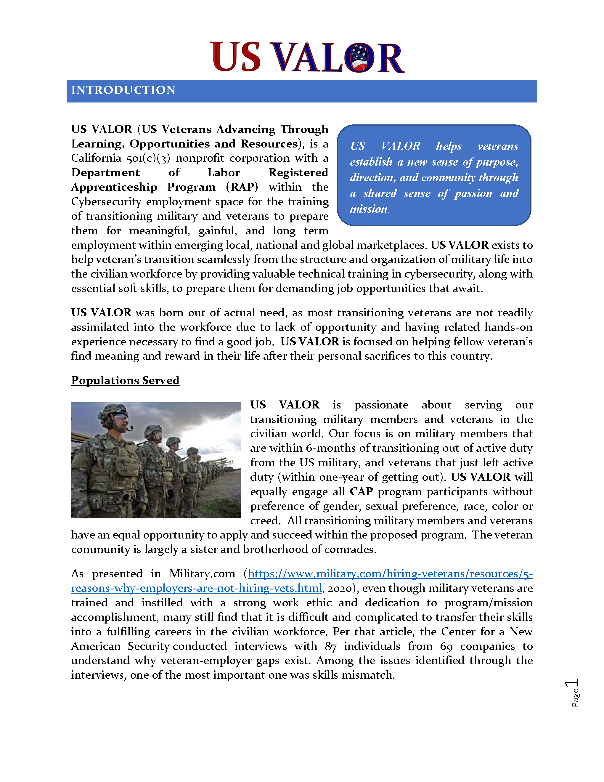 Apprenticeship Program